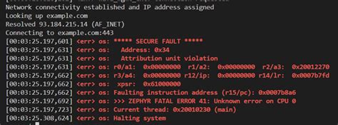 Nrf7002 Dk Occurs Secure Fault When Running Client Example