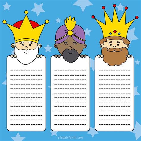 Cartas De Los Reyes Magos Para Imprimir