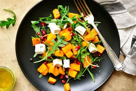 Ensalada con calabaza deliciosa receta con sabores otoñales Manzanaroja Dieta