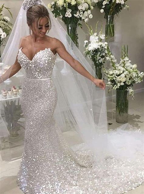 The 25 Sparkly Mermaid Wedding Dress