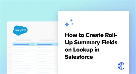 How To Create Roll Up Summary Fields On Lookup In Salesforce
