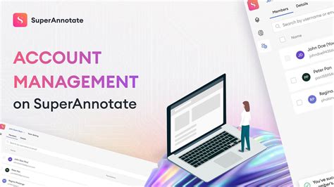 Easy Account Management On Superannotate Platform Youtube