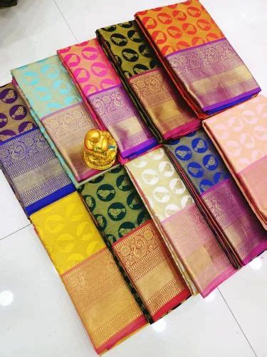 Kanchipuram Handloom Weaving Silk Saree At Best Price In Surat