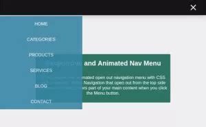 Responsive Animated Nav Menu Css Javascript Html Editor