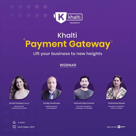 Khalti On Linkedin Webinar Paymentgateway Khaltipaymentgateway