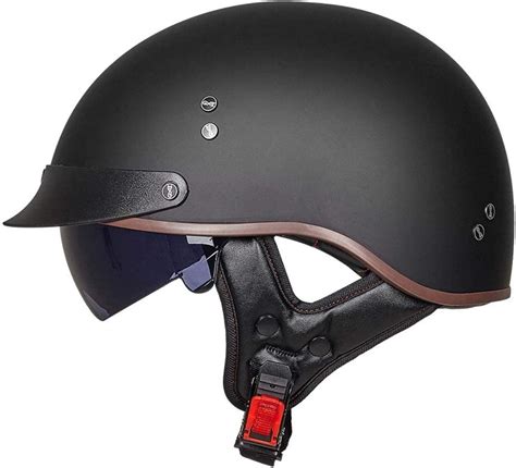 Demi Casque De Moto Casque Jet Rétro Homologué ECE Vintage Casque