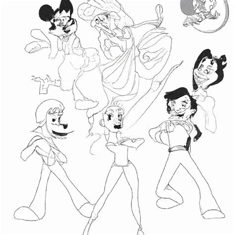 Descubra Como Desenhar Estilizados Personagens Da Disney E Imprima Para