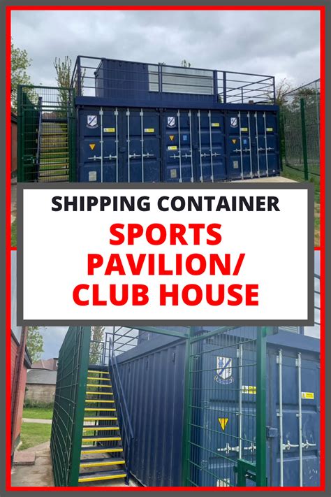 Custom Built Multi Use Container Pavilion For Sports Centre