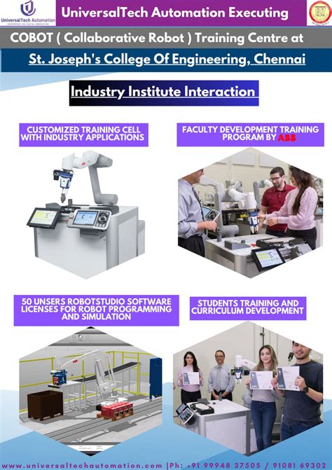 universaltech automation on linkedin cobot training centre at st