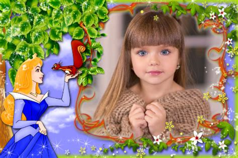 Moldura Princesa Da Disney Montagem De Fotos