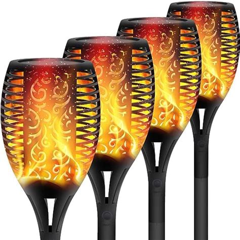 Ugaoo Solar Mashal Torch Light For Outdoor Set Of 4 Ideal For