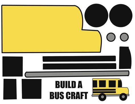 School Bus Craft Printable