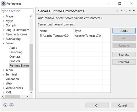 Error Handling Eclipse Mars Tomcat 8 Server Disappeared Stack Overflow