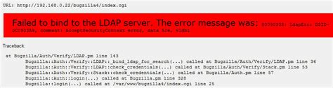 Can Not Authenticate Bugzilla To Ldap With Any User But Administrator