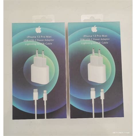 Jual Charger 13 Pro Max 20w Usb C Power Adapter Lightning To Usb C