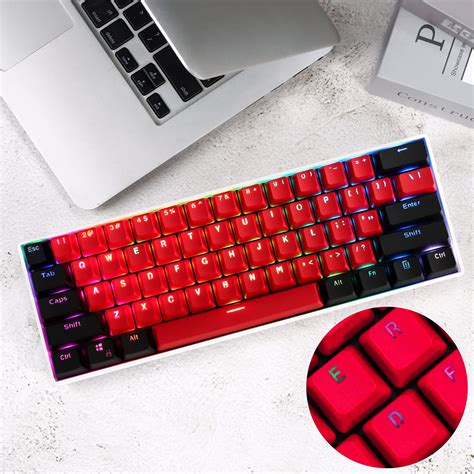 Only Keycaps Red Keycaps 60 Percent Custom Key Caps Set With Key