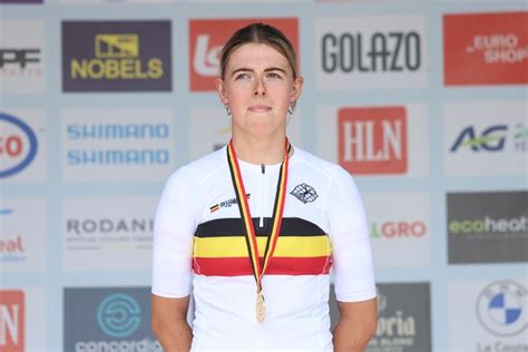 Febe Jooris Verovert Haar Tweede U23 Titel Van Het Seizoen “tussen De Profs Zo Dicht Mogelijk