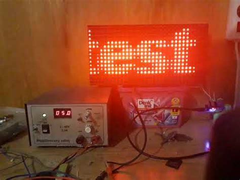 Monochrome P Hub Led Matrix Control With Esp Smartmatrix