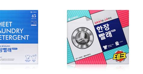 Lg생활건강 시트형 세탁세제 테크 한장빨래 리뉴얼 출시