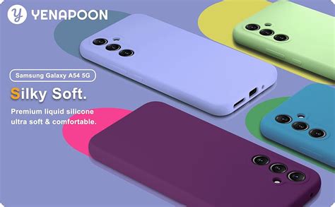 Yenapoon For Samsung Galaxy A54 5g Case And 2 Pack Tempered