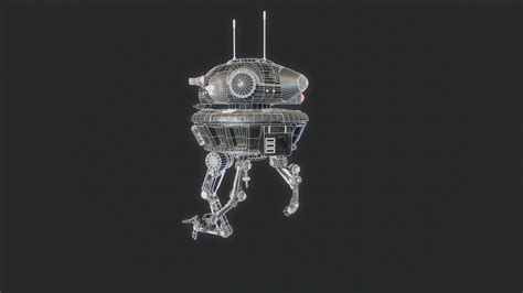 3d Model Arakyd Viper Probe Droid Vr Ar Low Poly Cgtrader