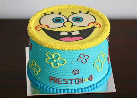 Spongebob Round Cake