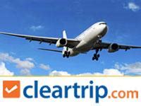 Cleartrip Offers Flight Coupons Air Tickets Discounts Hotel Bookings