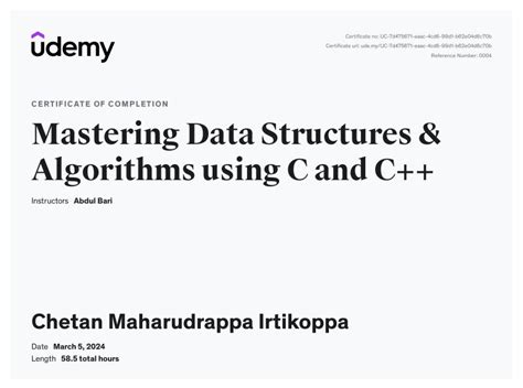 Chetan M I On Linkedin Dsa Udemygrad Linkedinlearning Udemycourse