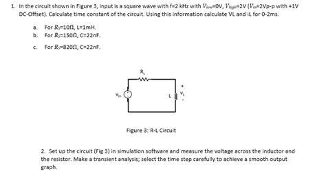 Solved In The Circuit Shown In Figure Input Is A Chegg