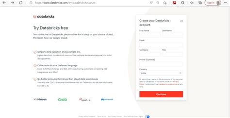 DataBricks How To Create A Free Account On Databricks BioChemiThon