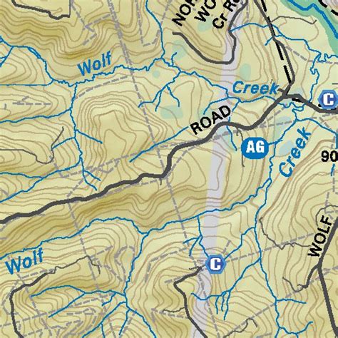 Noab02 Cutbank River Northern Alberta Topo Map By Backroad Mapbooks