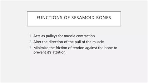 Sesamoid Bones Pptx