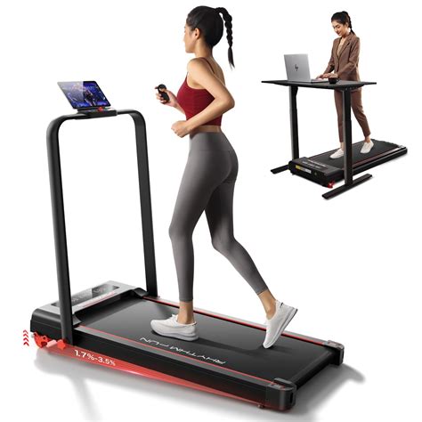 Rhythm Fun Treadmill With Incline Walking Pad Treadmill With Handle