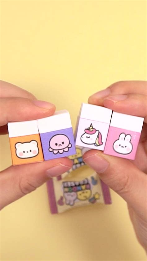 안 쓰는 지우개로 랜덤지우개 만들기 토리와만들기 풀영상은유튜브 토리와만들기 Tori Crafts Toricrafts