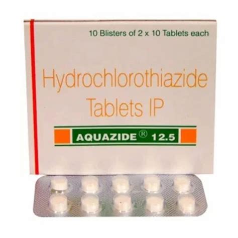 125mg Hydrochlorothiazide Tablets At Rs 141box Hydrochlorothiazide