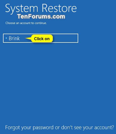 Undo A System Restore In Windows 10 Tutorials