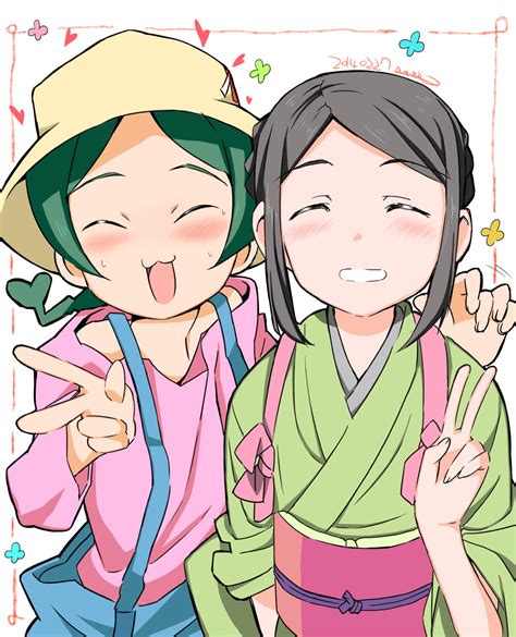 Yasaka Mao And Misaki Gundam And 1 More Drawn By Amami Danbooru