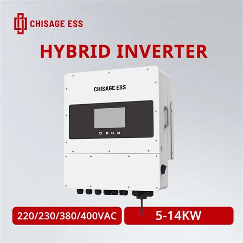 Chisage Ess Arc Fault Detection Function Three Phase 6kw On And Off Hybrid Inverter China