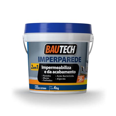 Tinta Impermeabilizante Imperparede Bautech Cores 4kg Parcelamento