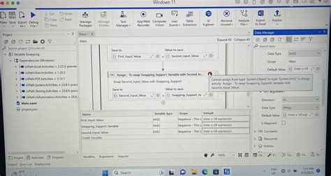 Cannot Assign From Type System Object To Type System Int32 In Assign