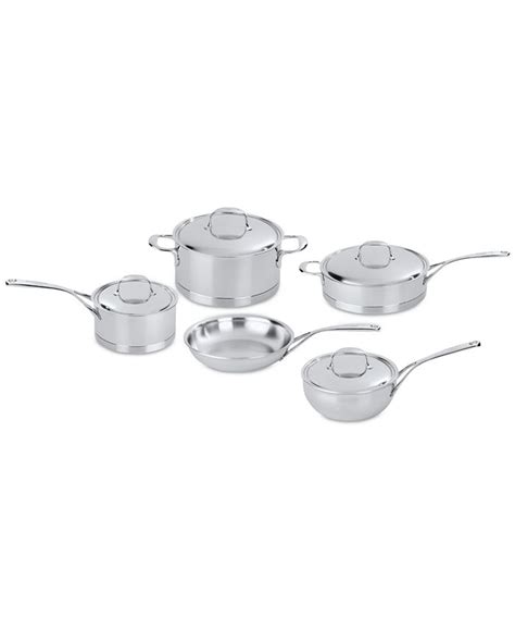 Demeyere Atlantis 9 Pc Stainless Steel Cookware Set Macys