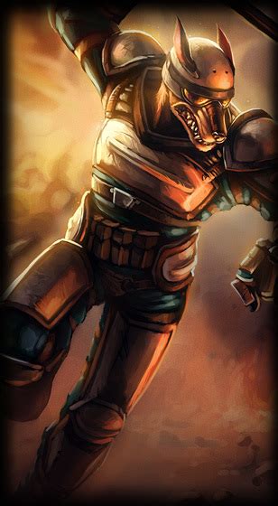 Riot K 9 Nasus League Of Legends Lol Champion Skin On Mobafire