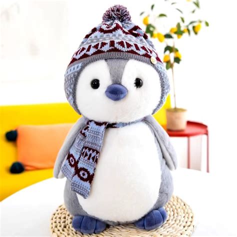 Christmas Penguin Soft Plush Toy Klaptap