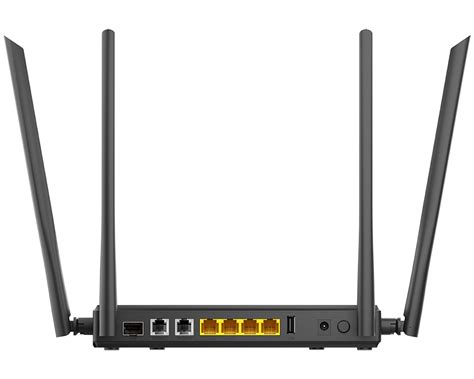 D Link Dvg 5402g Gf Wireless Ac1200 Mu Mimo Wi Fi Gigabit Router Black