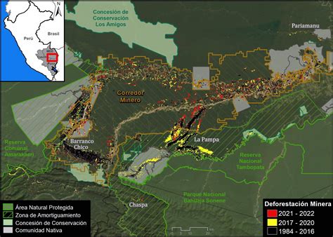 Maap 185 Updates On Gold Mining Deforestation In The Southern Peruvian Amazon 2021 2022