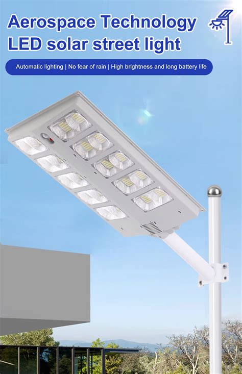 W Street Solar Light Lampu Solar Jalan Lampu Jalan Automatic Light On Led Solar Spotlight