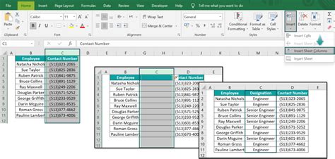 Add Column In Excel How To Addinsert Step By Step Example
