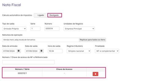 Como Criar Uma NFe Com Complemento De ICMS Eccosys Base De Conhecimento