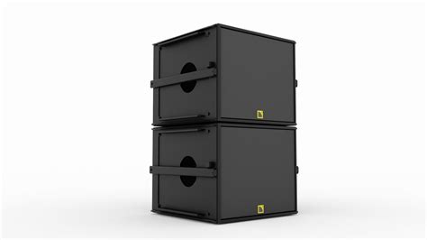 Line Array Sound Systems L Acoustics Kiva 2 Speakers 3d Model Cgtrader