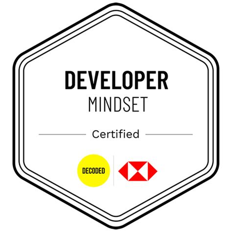 GGP Decoded Developer Mindset Deep Dive Credly